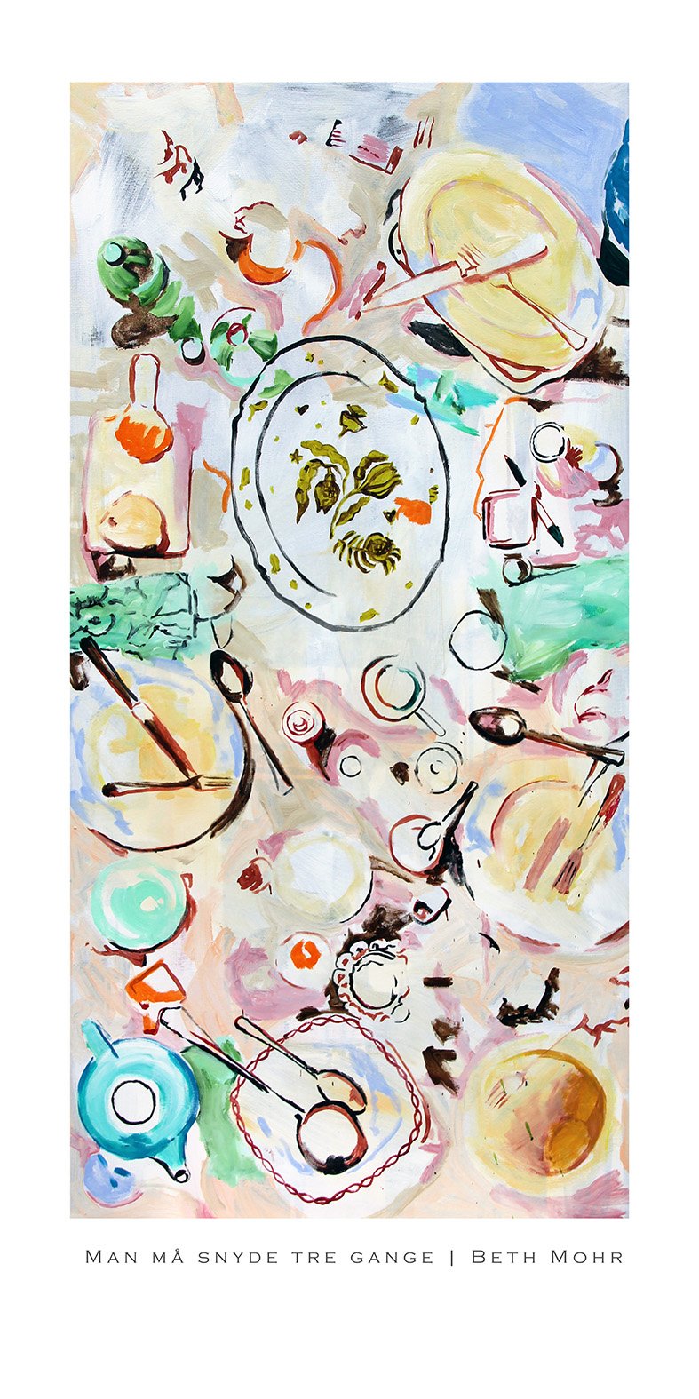 Man må snyde tre gange - Kunsttryk - Beth Mohr